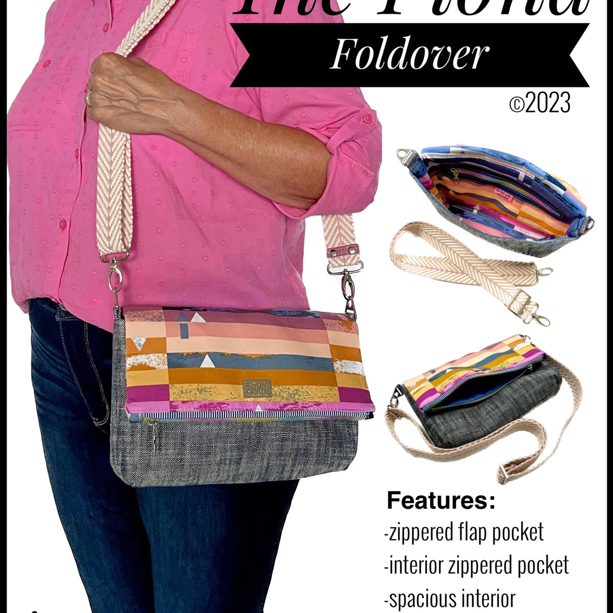 Fiona Foldover Paper Pattern By Linds Handmade Designs – Little ...