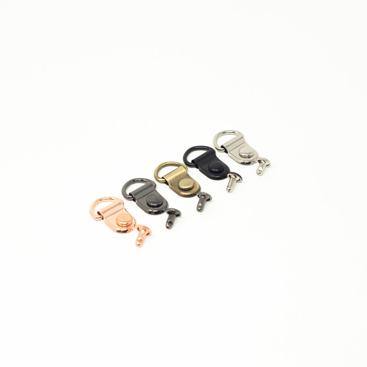 Mini Rivet D Rings - Little Stitcher Sews