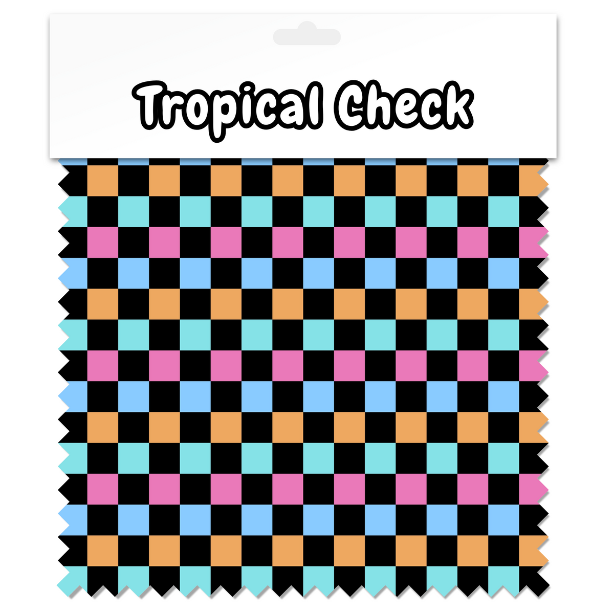 Tropical Check | Luxe Smooth Bonded Polyester Fabric – Little Stitcher Sews