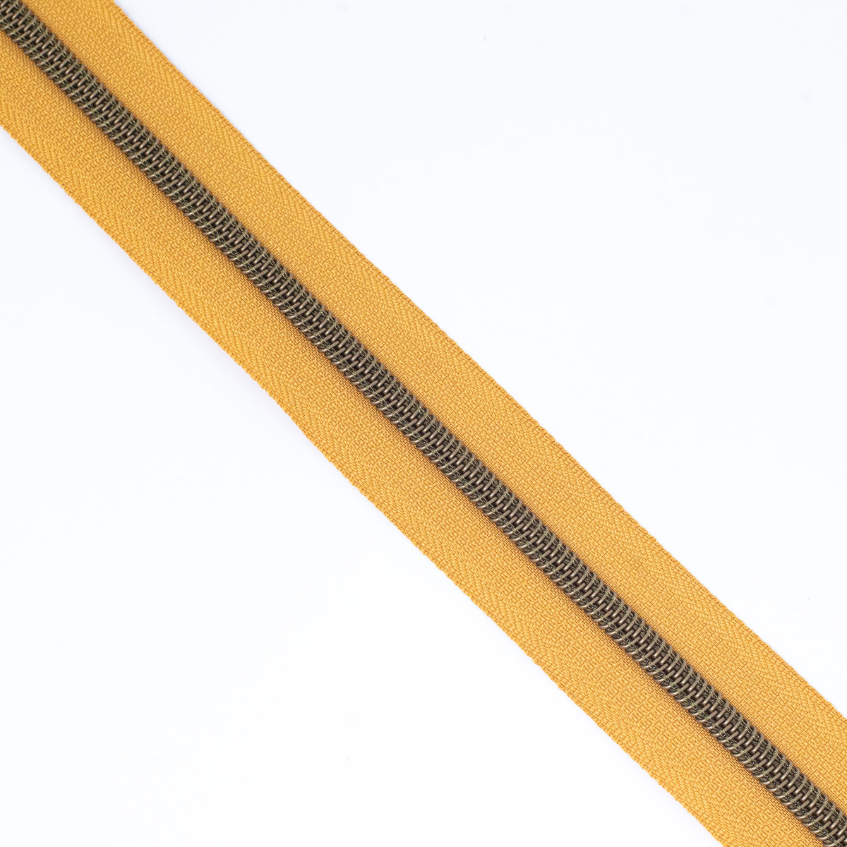 Mustard #5 Brass Nylon Coil Zipper Tape | Little Stitcher Sews