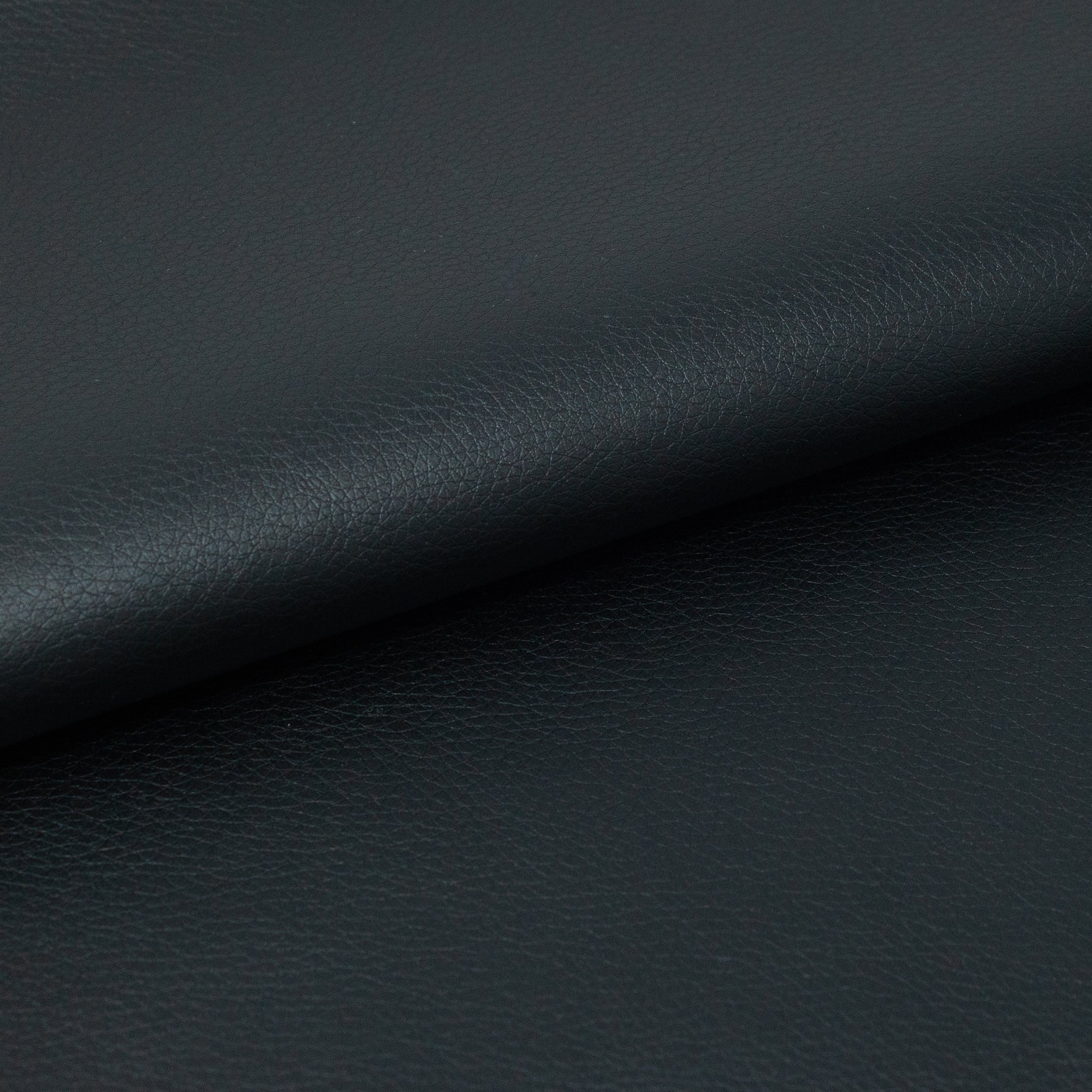 Black Matte Finish Faux Leather 50cm Roll