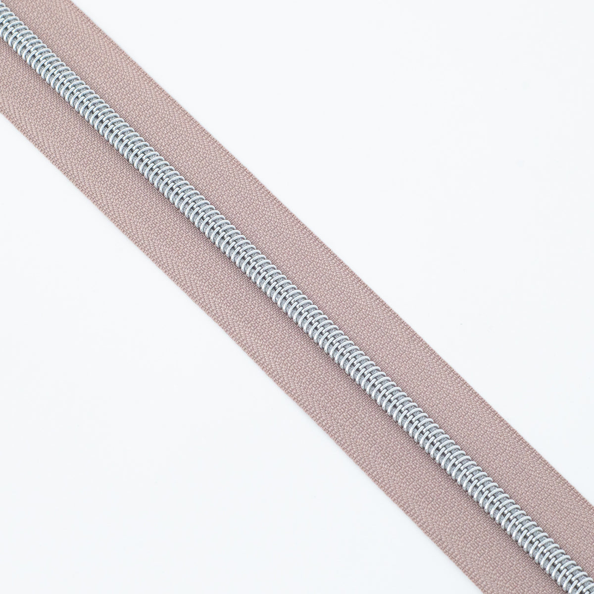 Dusky Pink #5 Silver Nylon Coil Zipper Tape – Little Stitcher Sews