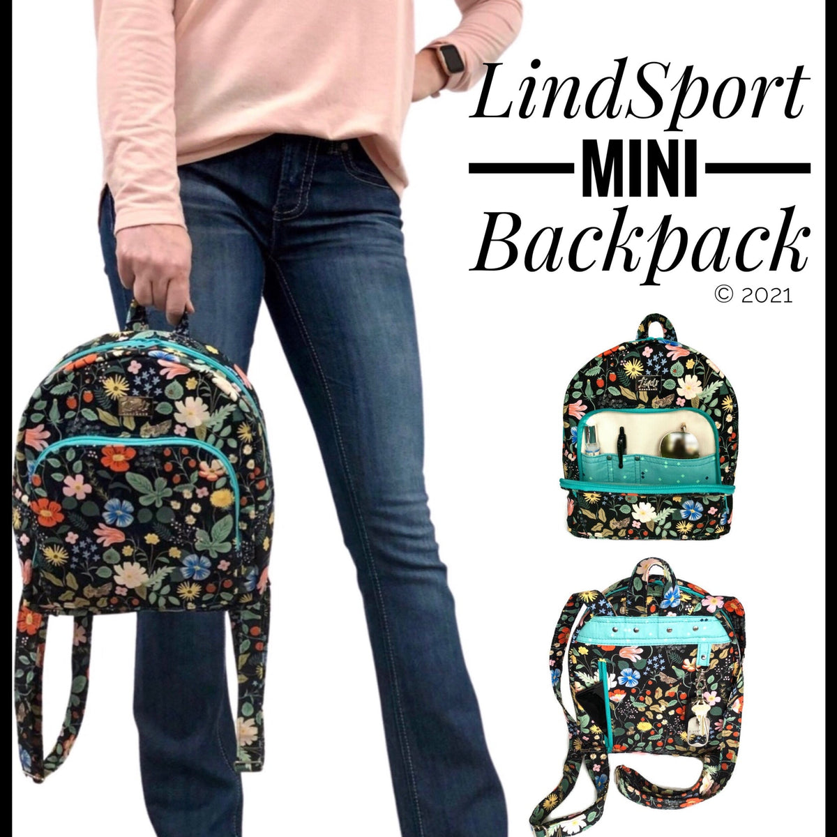 LindSport Mini Backpack Paper Pattern By Linds Handmade Designs ...