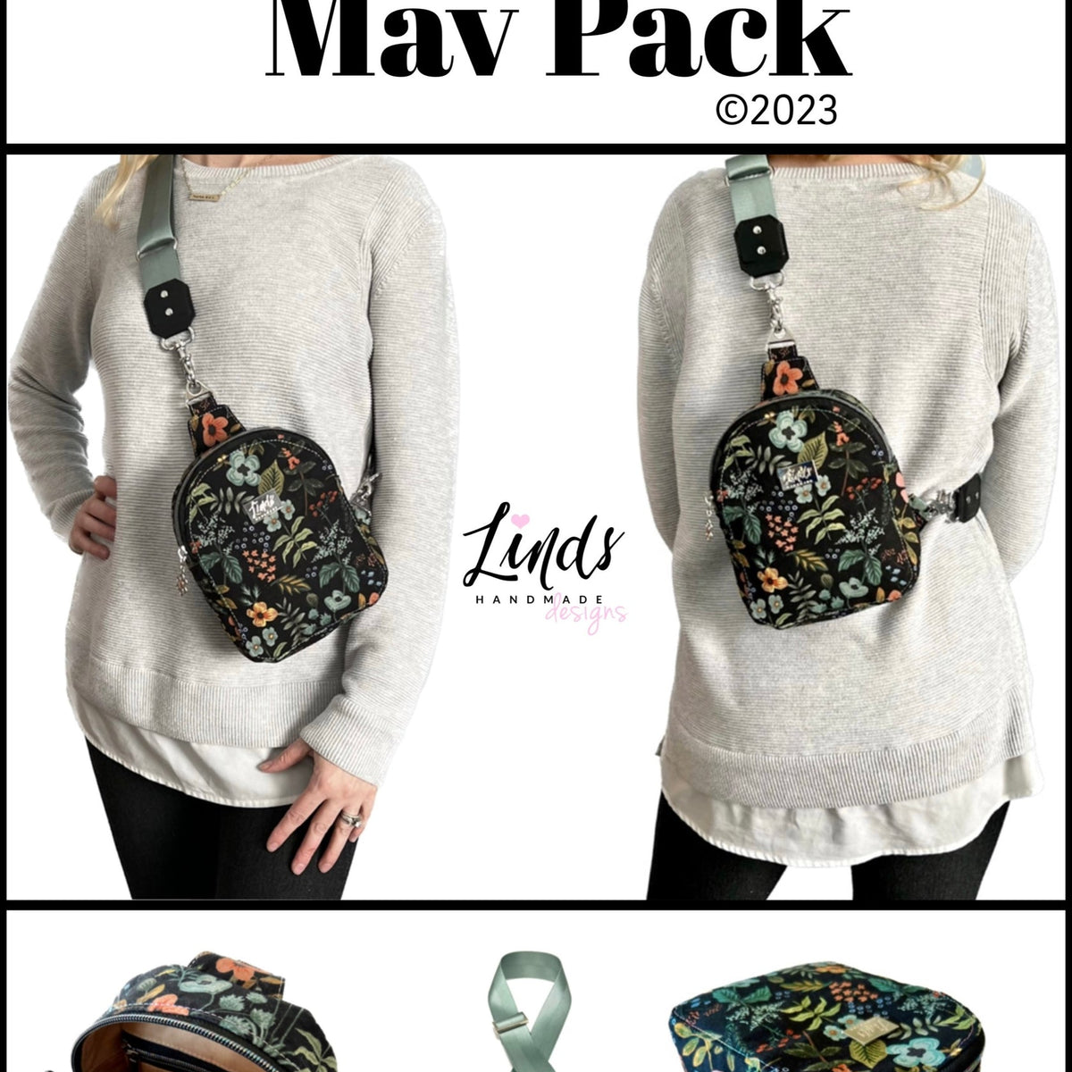 Mav Pack Paper Pattern By Linds Handmade Designs – Little Stitcher Sews